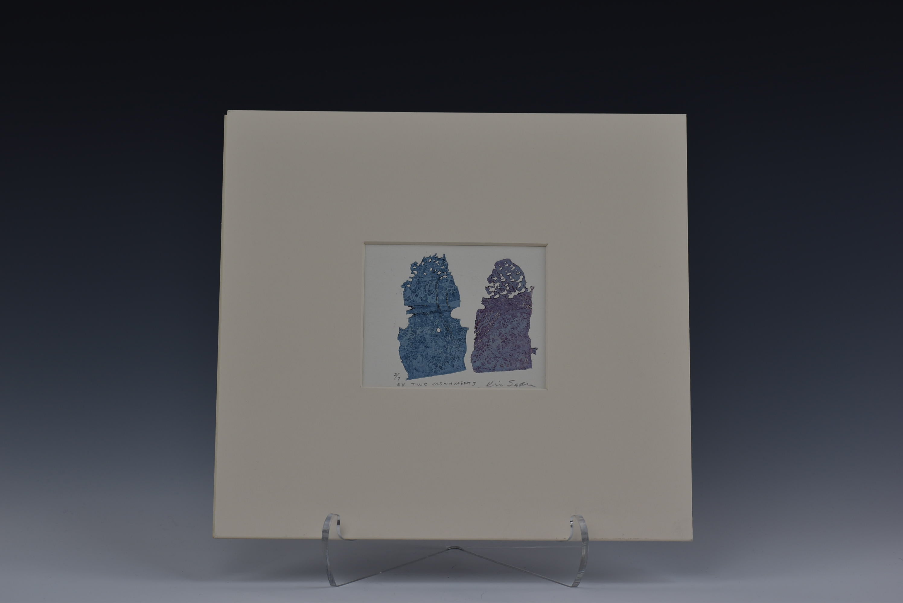 Monuments (Light Blue and Lavender) | Mainely Gallery