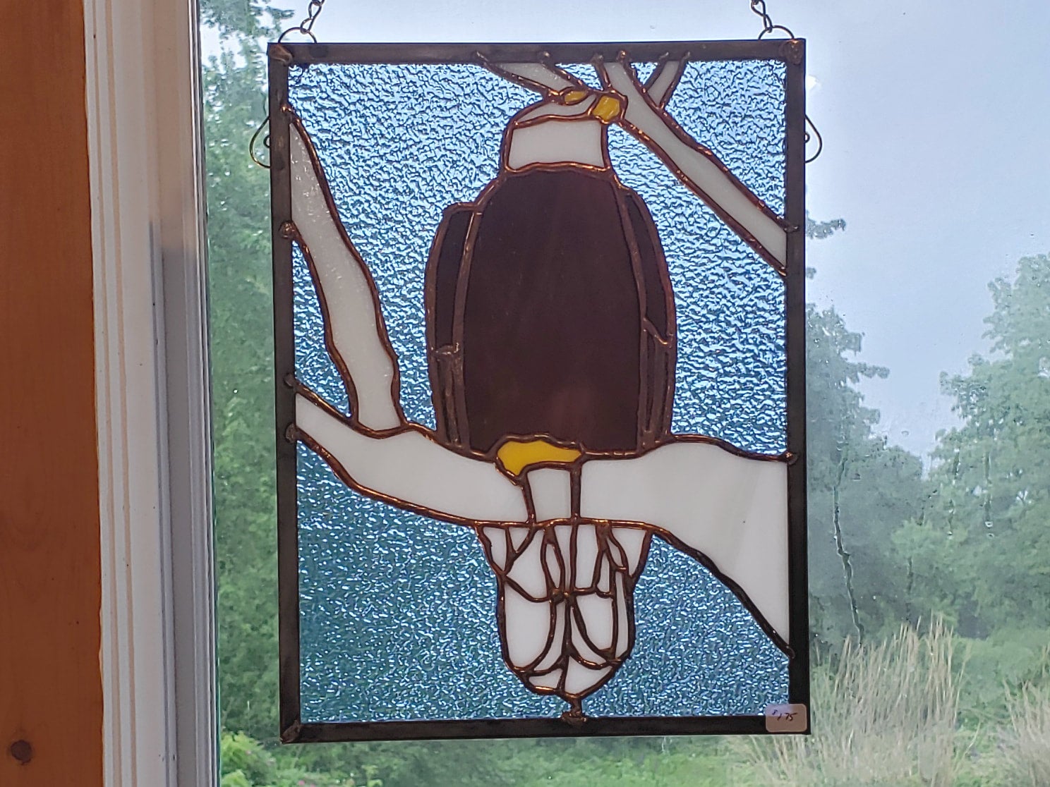 Eagle - stained glass by Michele Carrier-Clinch | Mainely Gallery